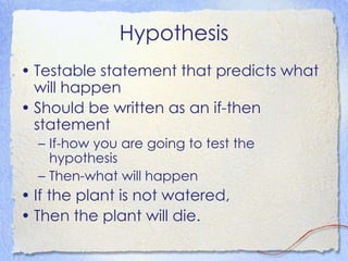Scientific method | PPSX