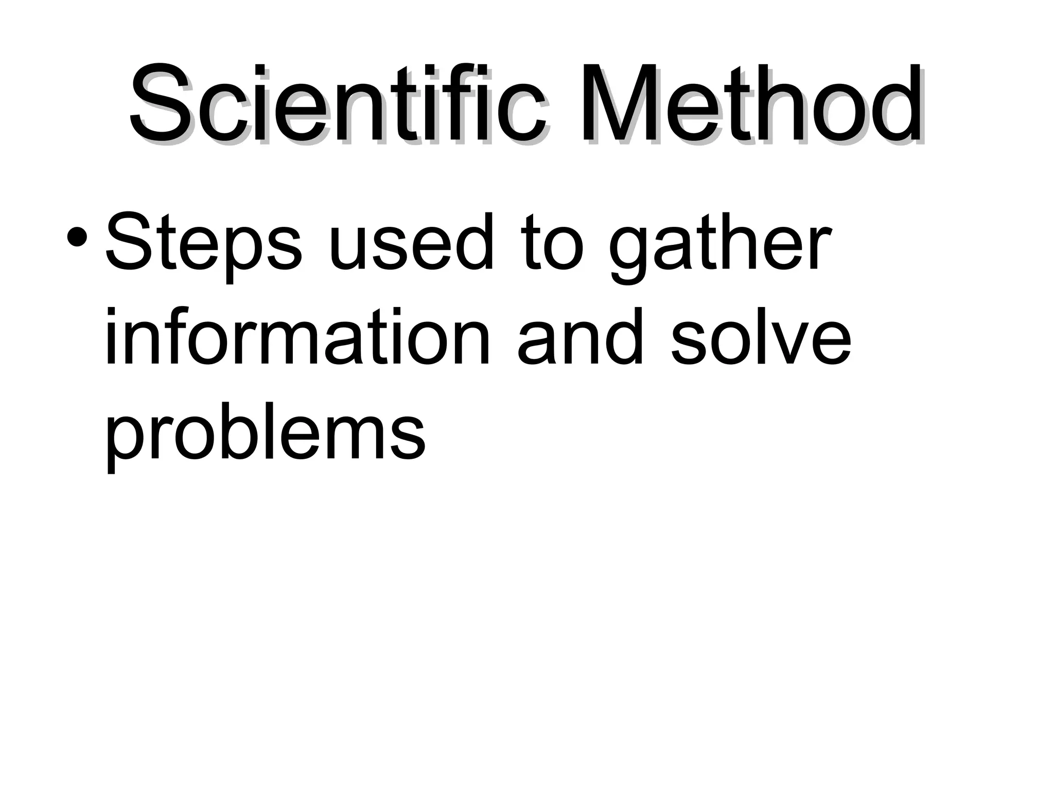 Scientific Method | PPT