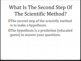 Scientific method | PPTX