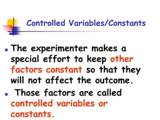 Scientific method (Biology A) | PPTX