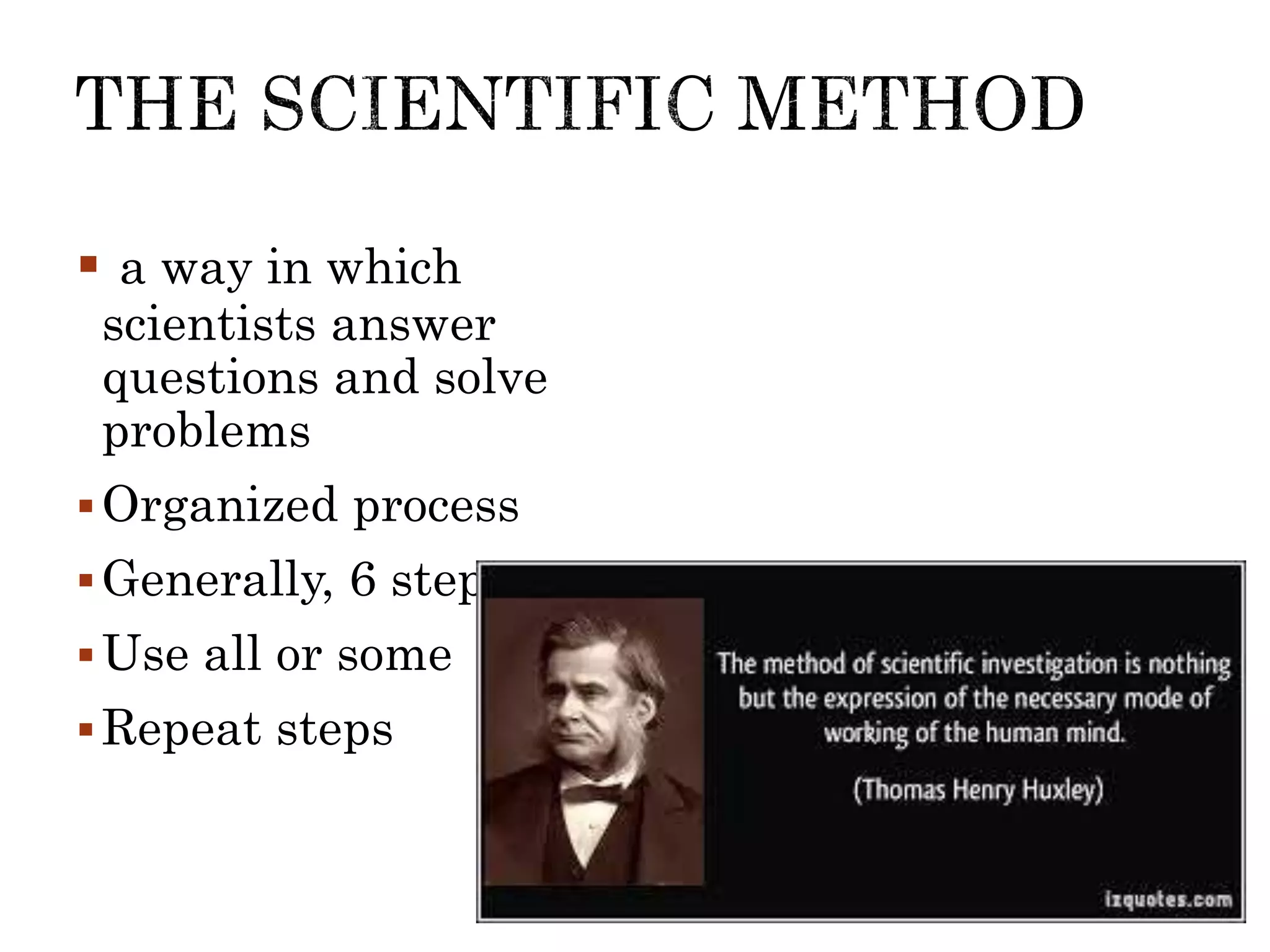Scientific Method and Model Notes | PPT