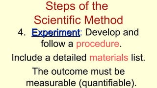 Scientific method | PPT