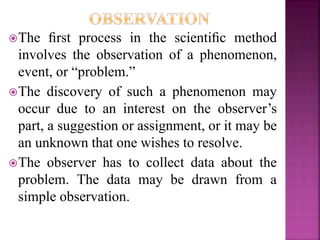 Scientific method | PPTX