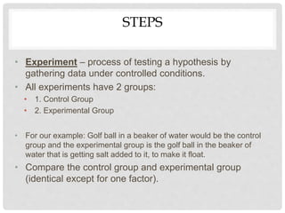 Scientific Method Notes | PPTX