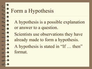 Scientific Method Notes | PPT