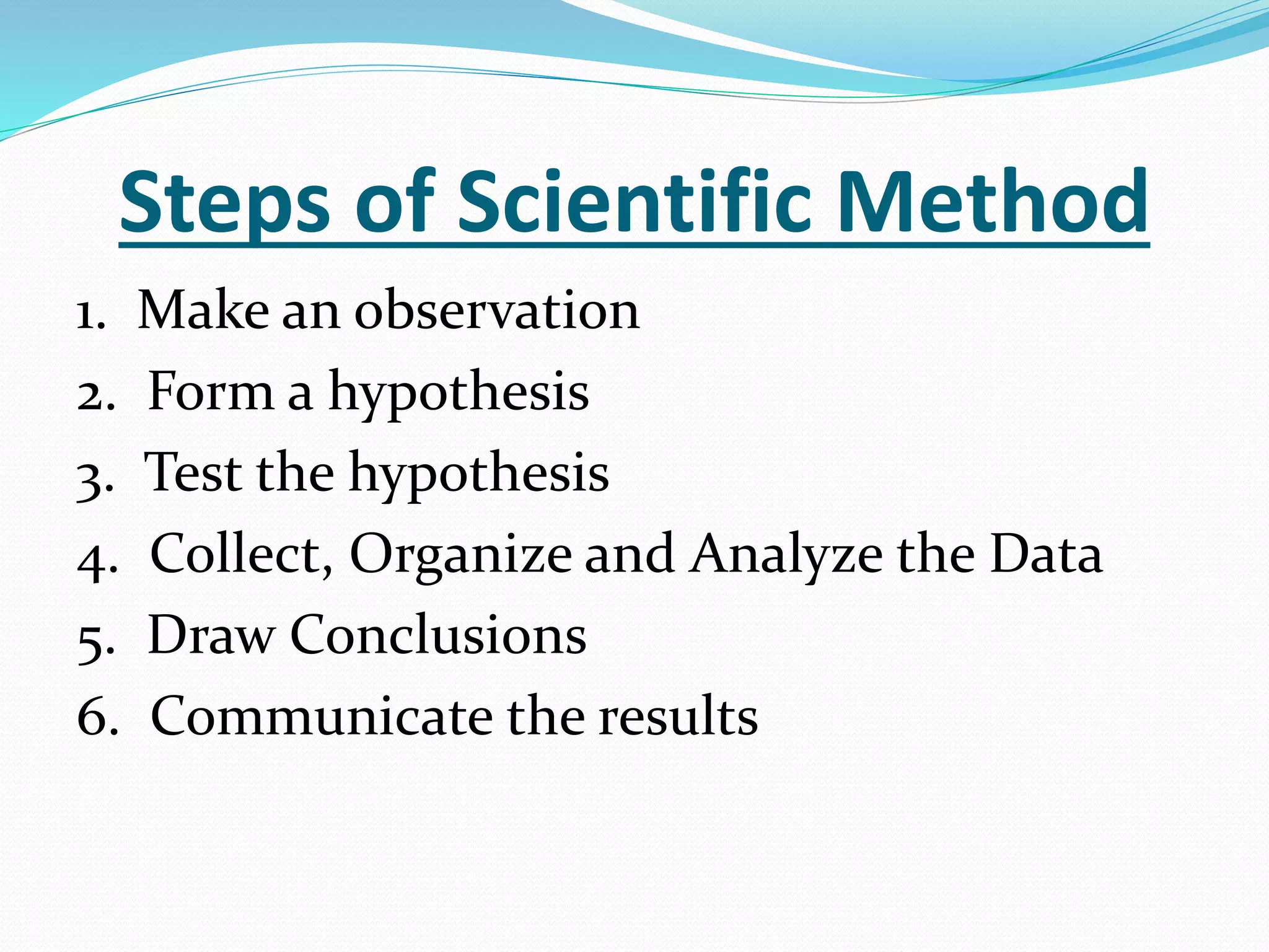 Scientific method 2 | PPT