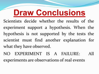 Scientific method 2 | PPTX