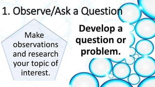 Scientific Method for Grade 7 Students | PPTX