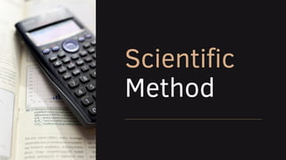 Scientific Method | PPT
