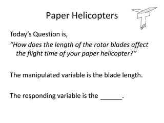 scientific method | PPT