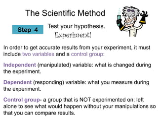 Scientific Method for high school classroom | PPTX