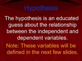 SCIENTIFIC METHOD AND STEPS IN THE SCIENTIFIC METHOD.ppt