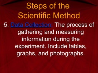 SCIENTIFIC METHOD AND STEPS IN THE SCIENTIFIC METHOD.ppt
