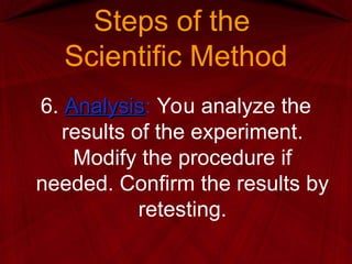 SCIENTIFIC METHOD AND STEPS IN THE SCIENTIFIC METHOD.ppt