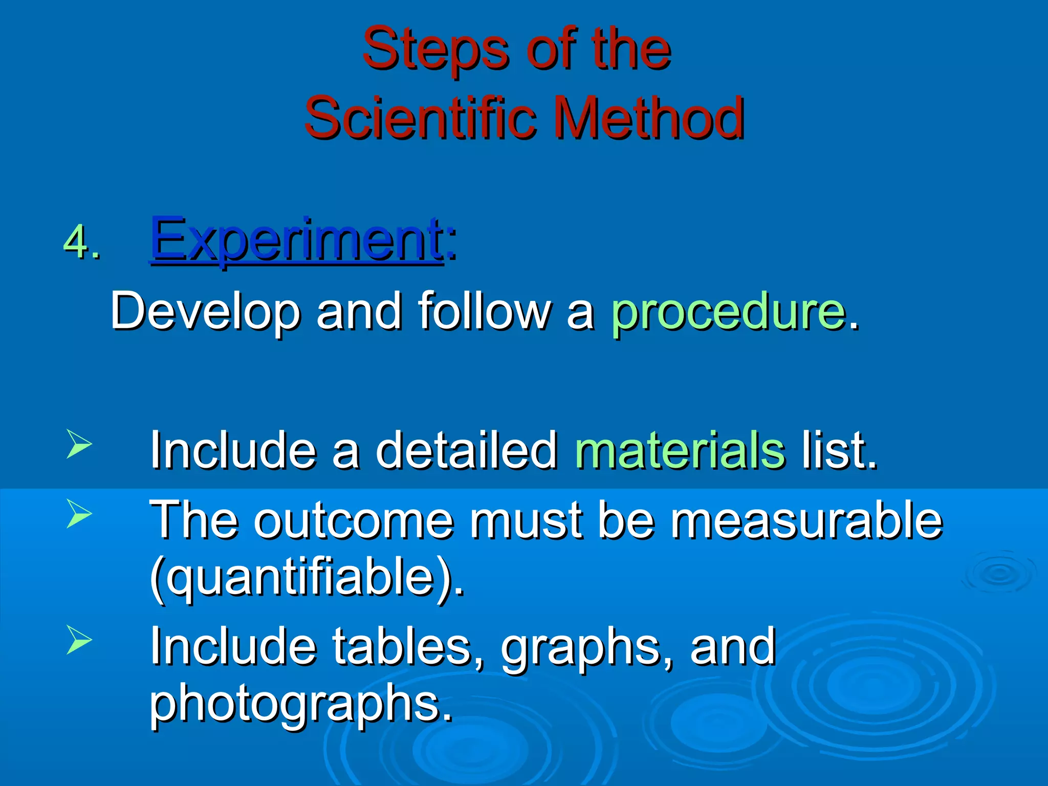 Scientific method acc 2011 | PPT