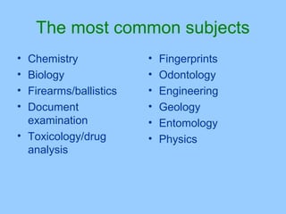 Scientific method forensics | PPT