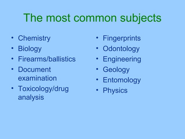 Scientific method forensics | PPT