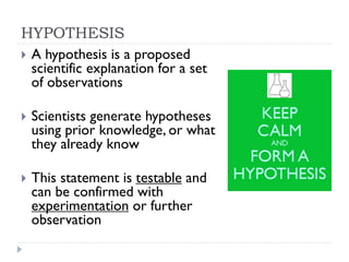 Scientific Method - Reference SCIENCE HS | PDF
