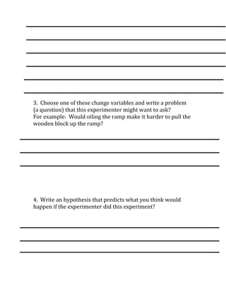 Scientific method variables (worksheet) | DOCX