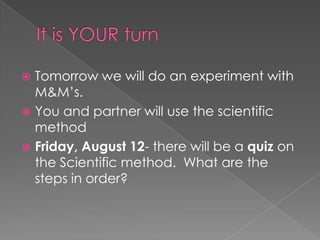 Scientific method 1 | PPTX