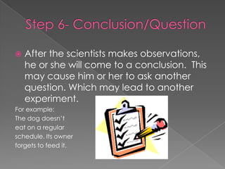 Scientific method 1 | PPTX