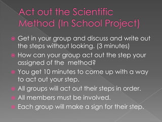 Scientific method 1 | PPTX