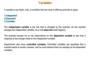 Scientific method (1) | PPT