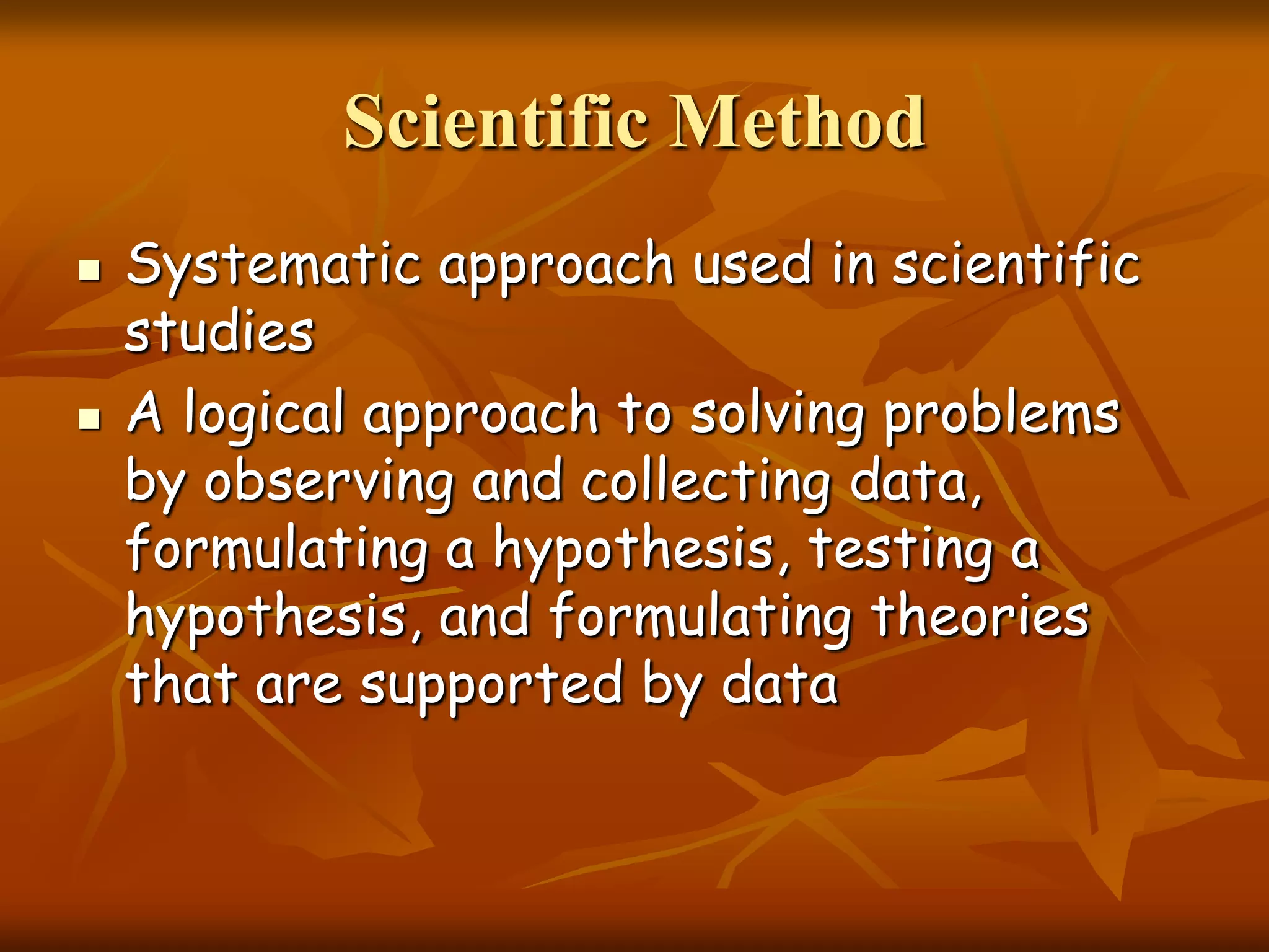 Scientific method and si units | PPT