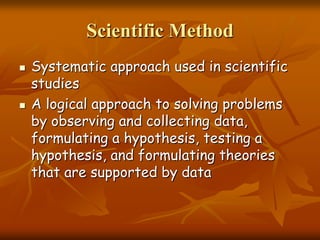 Scientific method and si units | PPT