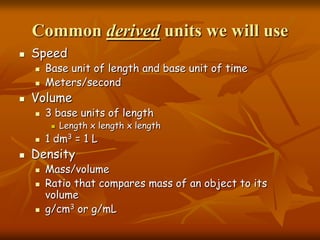 Scientific method and si units | PPT