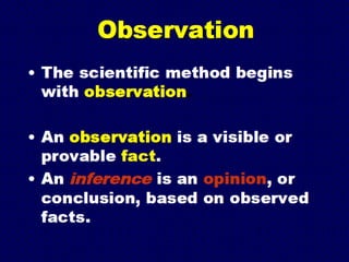 Scientific method and si units | PPT