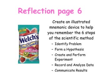Fruit Snacks and the Scientific Method | PPT