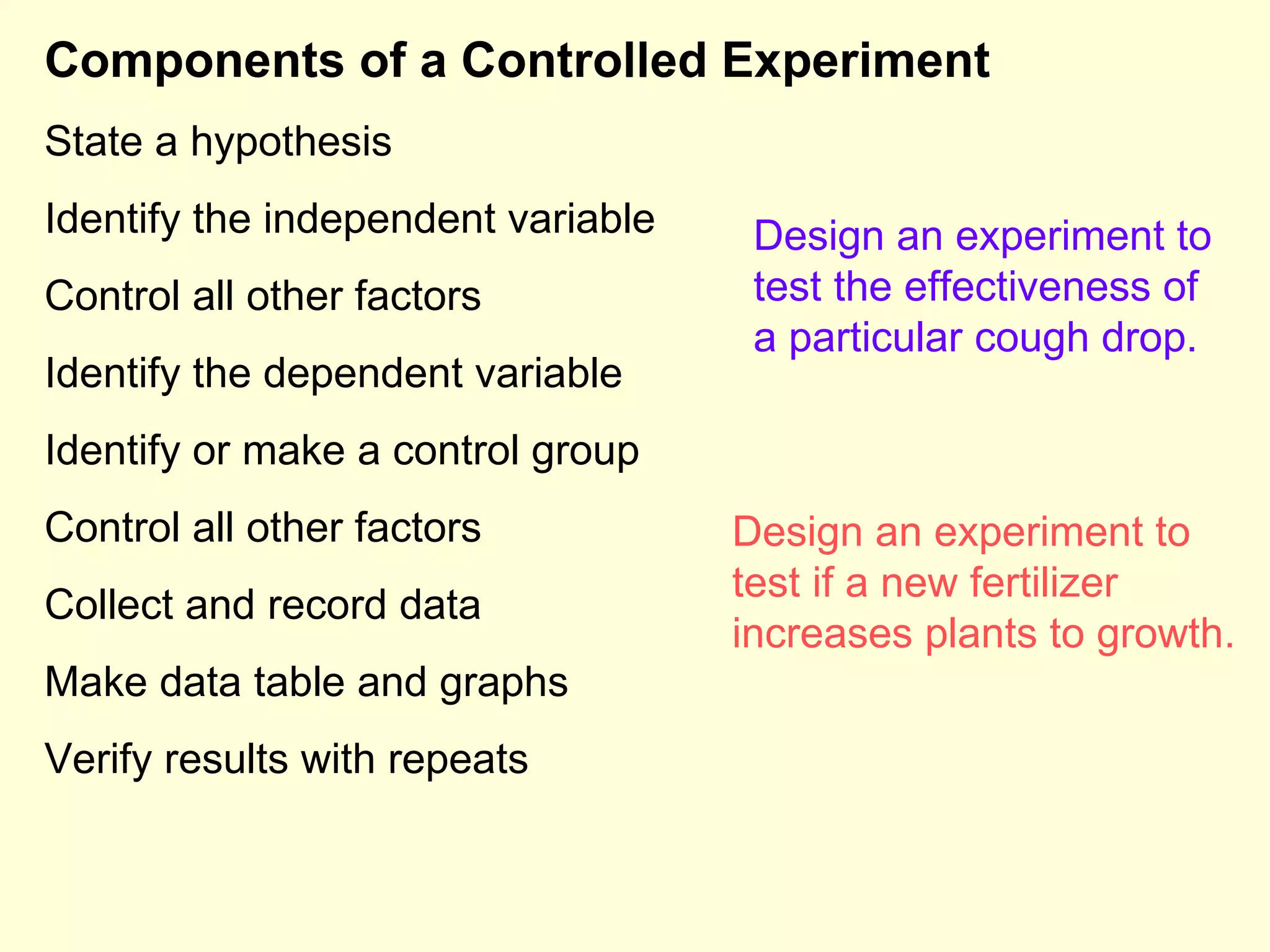 Scientific Method & Graphs | PPT | Biological Sciences | Science