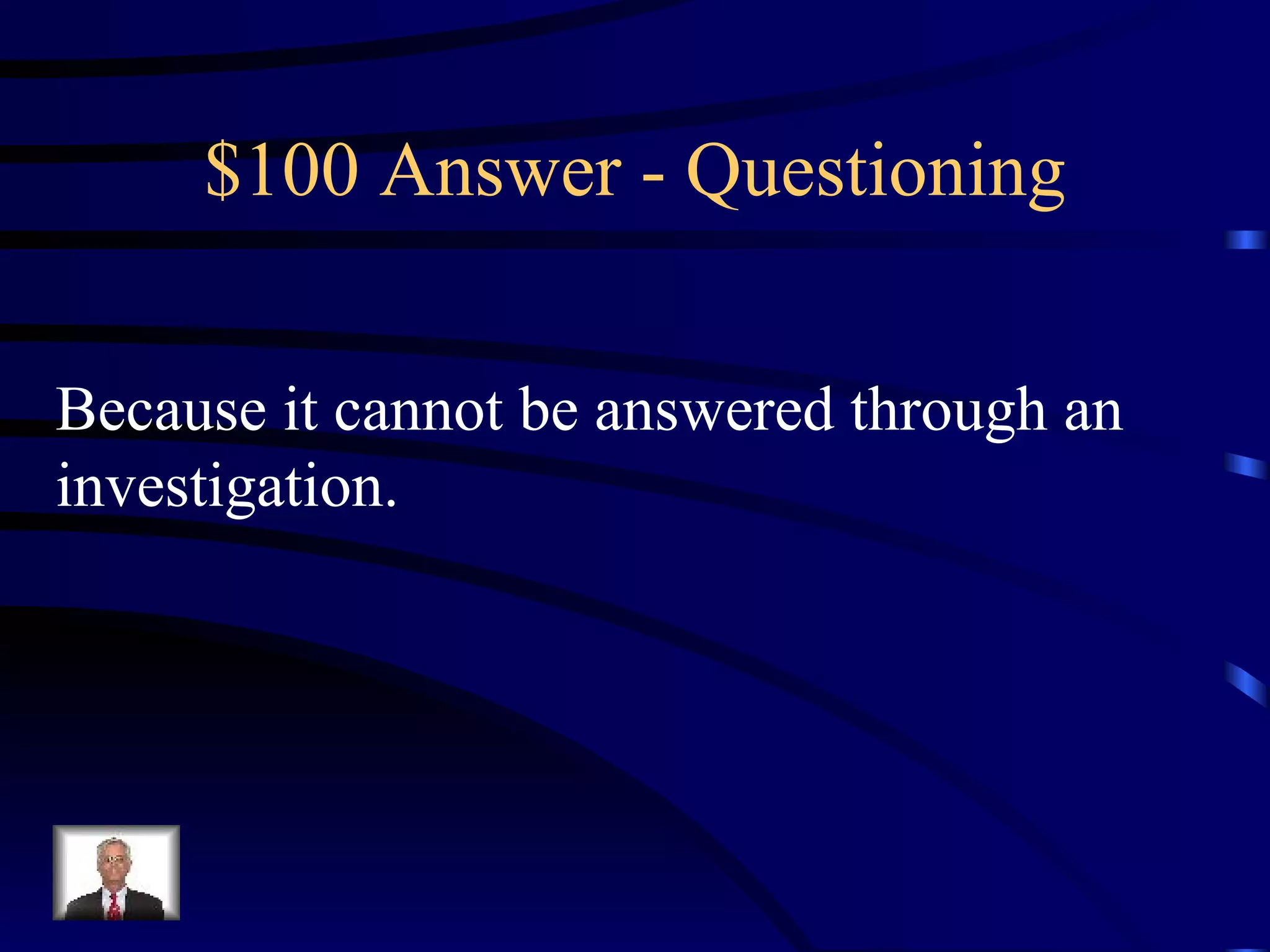 Scientific method jeopardy | PPT