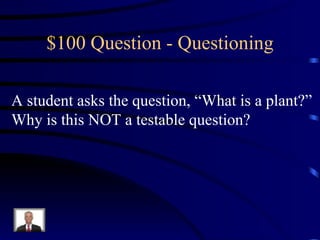 Scientific method jeopardy | PPT
