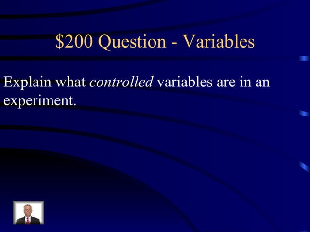 Scientific method jeopardy | PPT