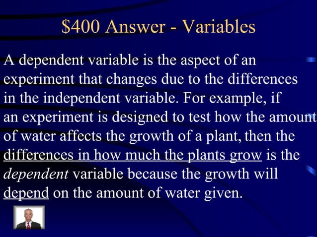 Scientific method jeopardy | PPT
