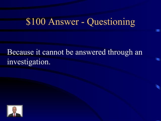 Scientific method jeopardy | PPT