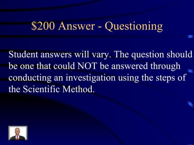 Scientific method jeopardy | PPT