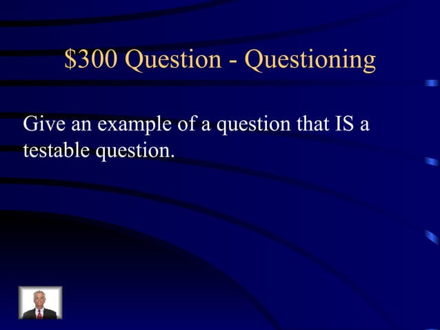 Scientific method jeopardy | PPT