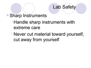 Scientific Method Lab Safety | PPT