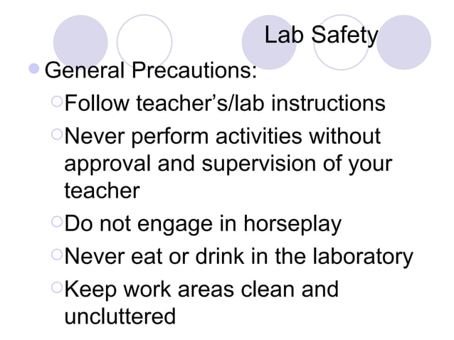 Scientific Method Lab Safety | PPT