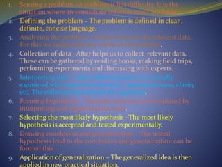 Scientific method | PPTX