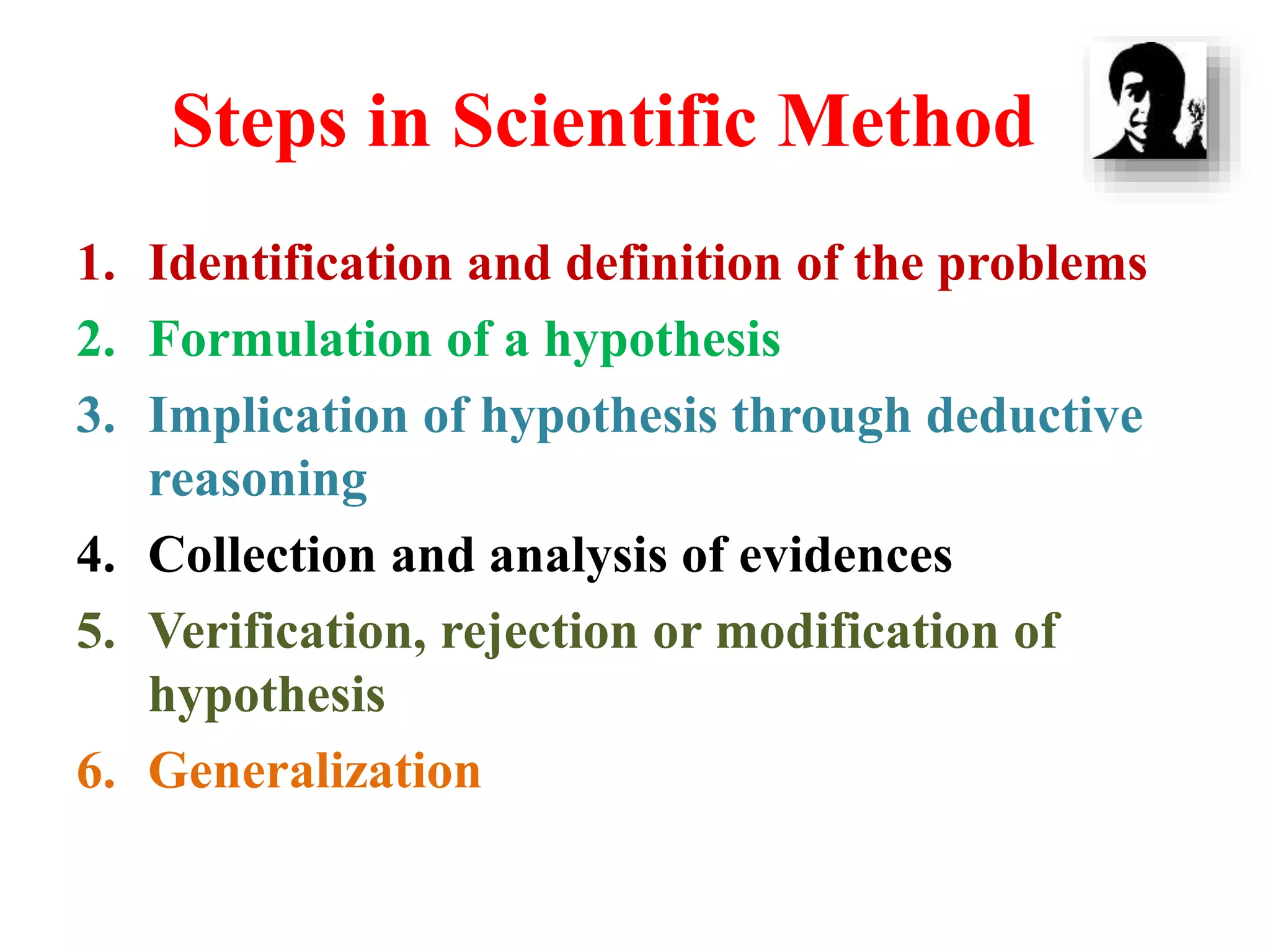 Meaning & Steps of Scientific Method | PPTX
