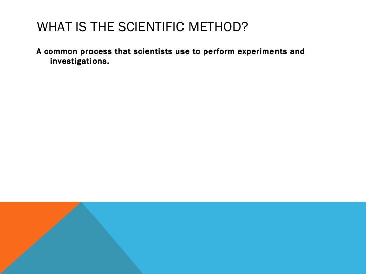Scientific method notes