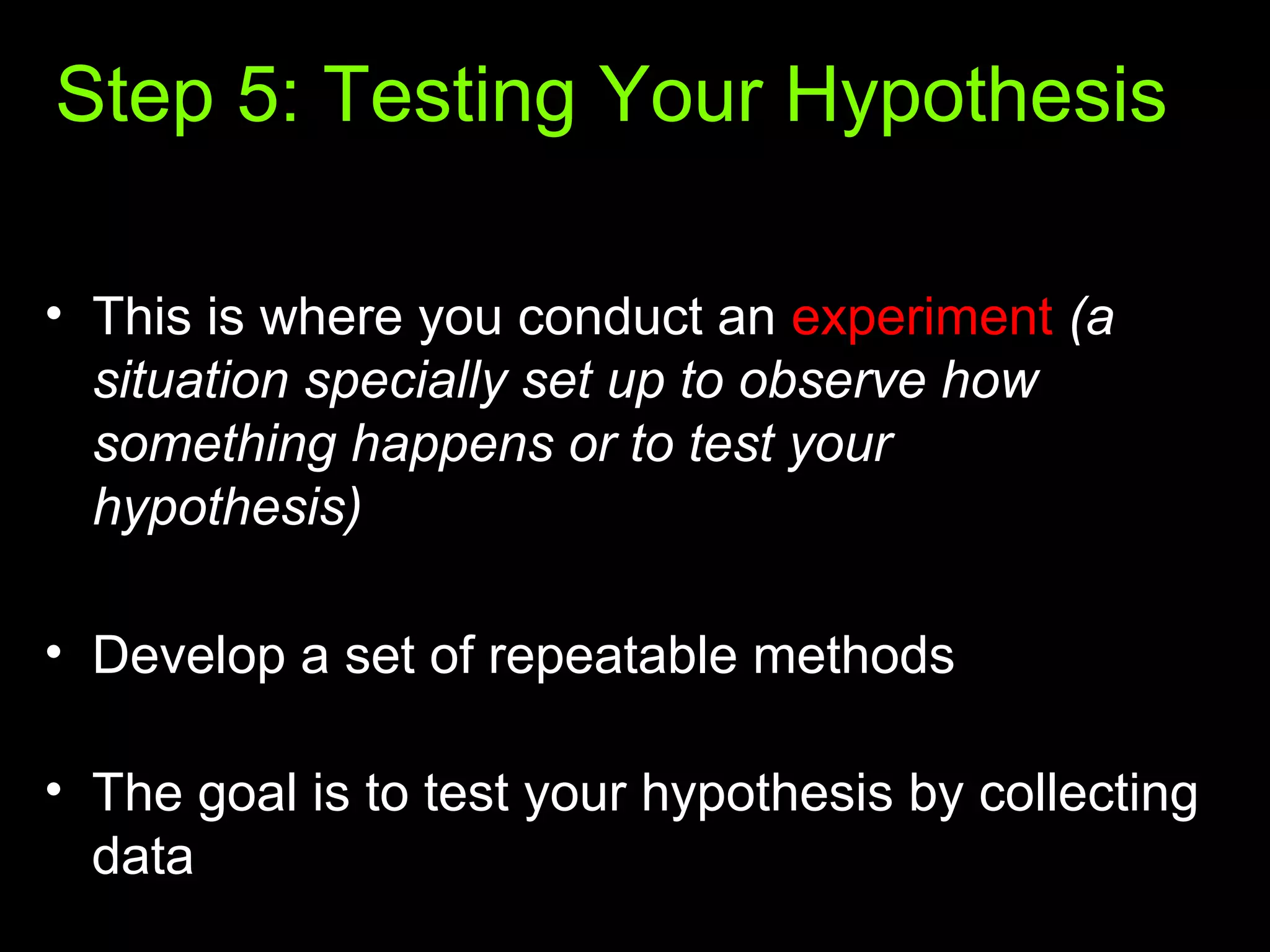 7th Grade Scientific method notes | PPT