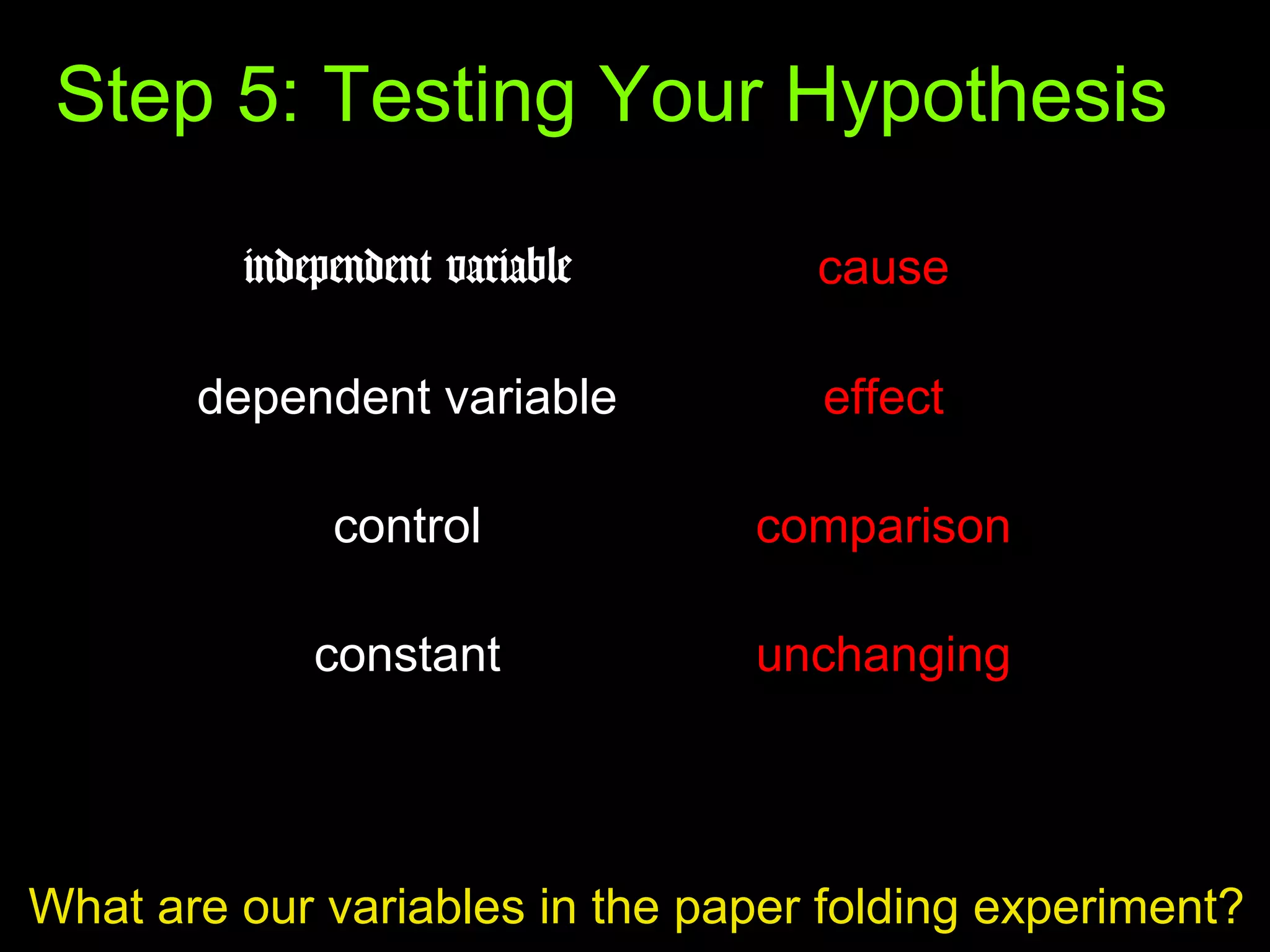 7th Grade Scientific method notes | PPT
