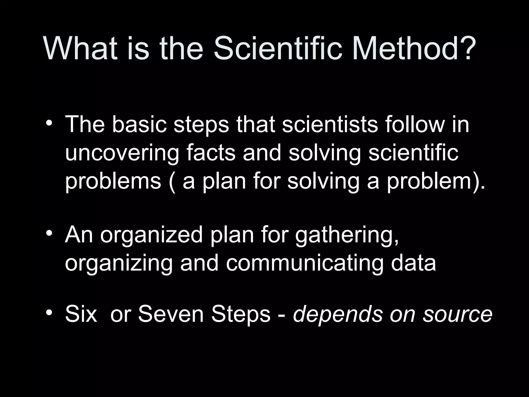 7th Grade Scientific method notes | PPT