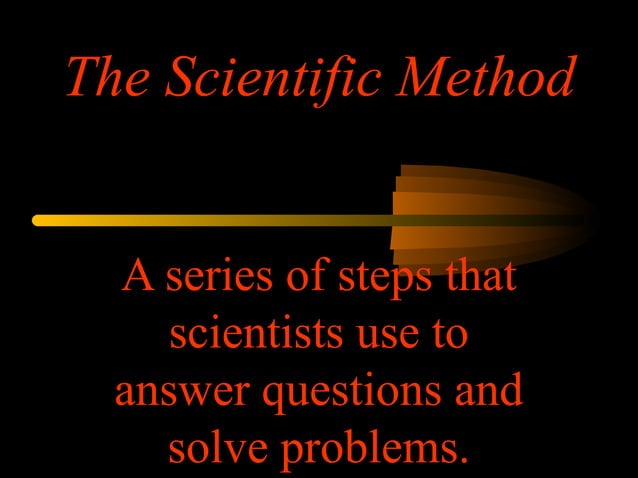Scientific method notes | PPT