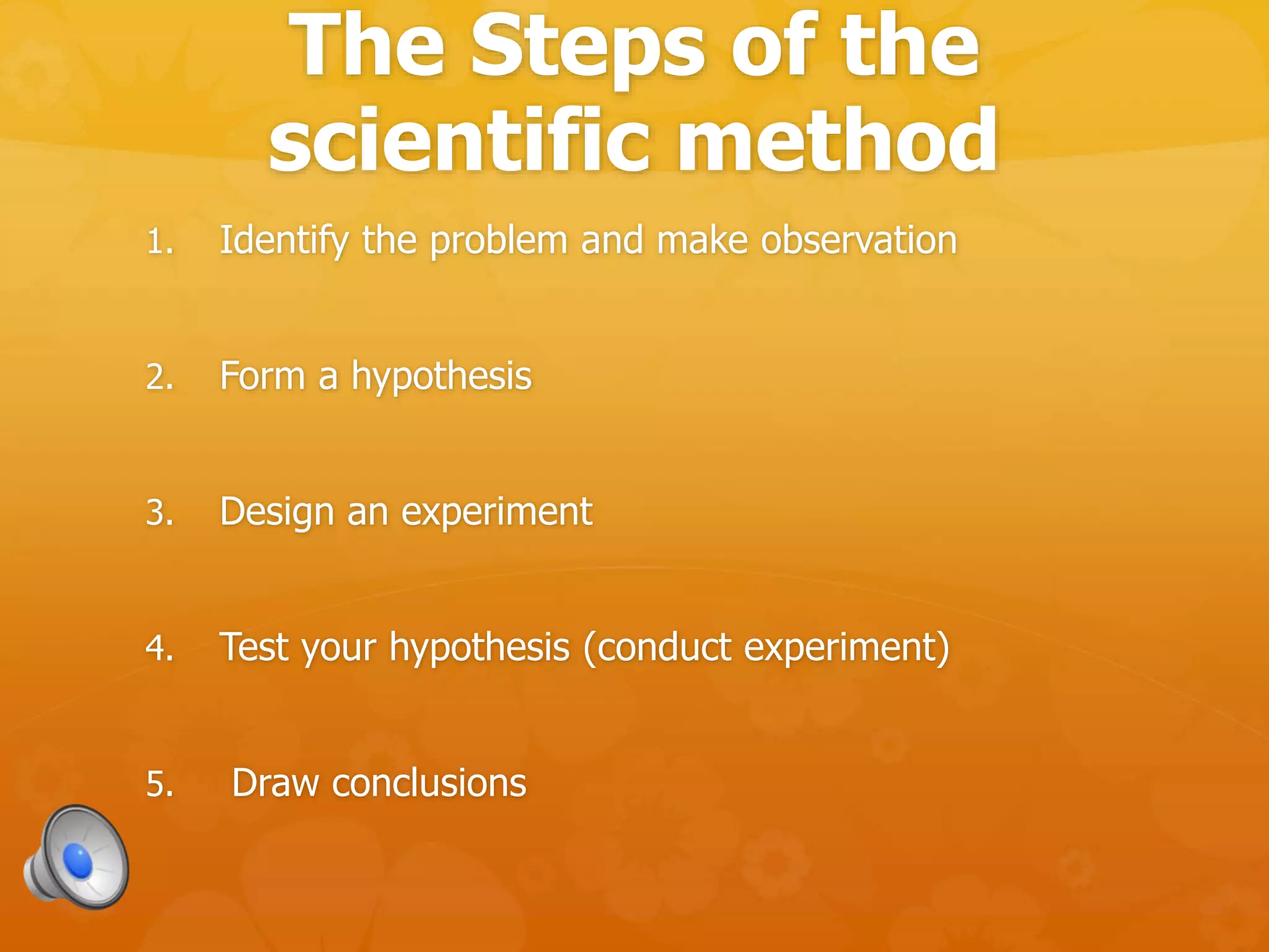 Scientific method notes | PPTX